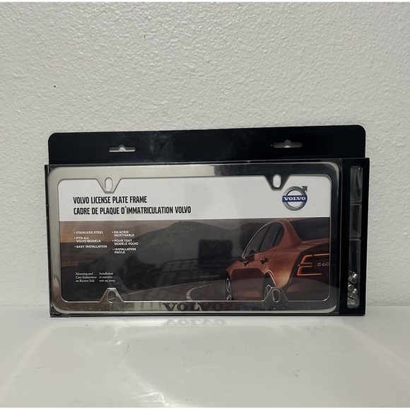 Volvo | Car Audio, Video & GPS | New Volvo License Plate Frame Polished ...